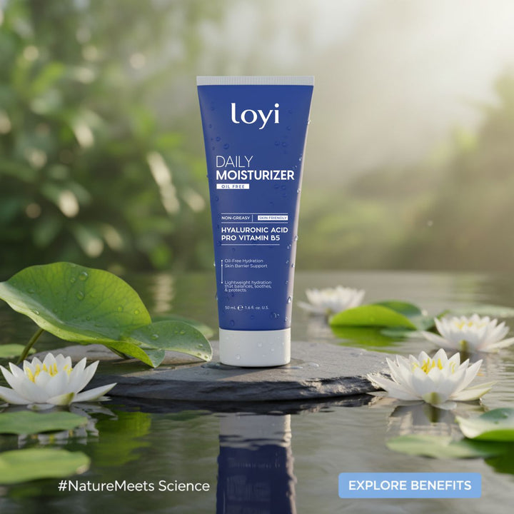 Oil-Free Face Moisturizer 50ml | Matte Finish - Fast Absorbing – Loyi Store